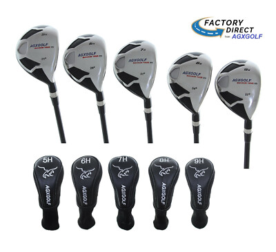 MEN'S MAGNUM-XS HYBRID IRON SET #5,6,7,8,9 Steel Shafts Choose Length ...