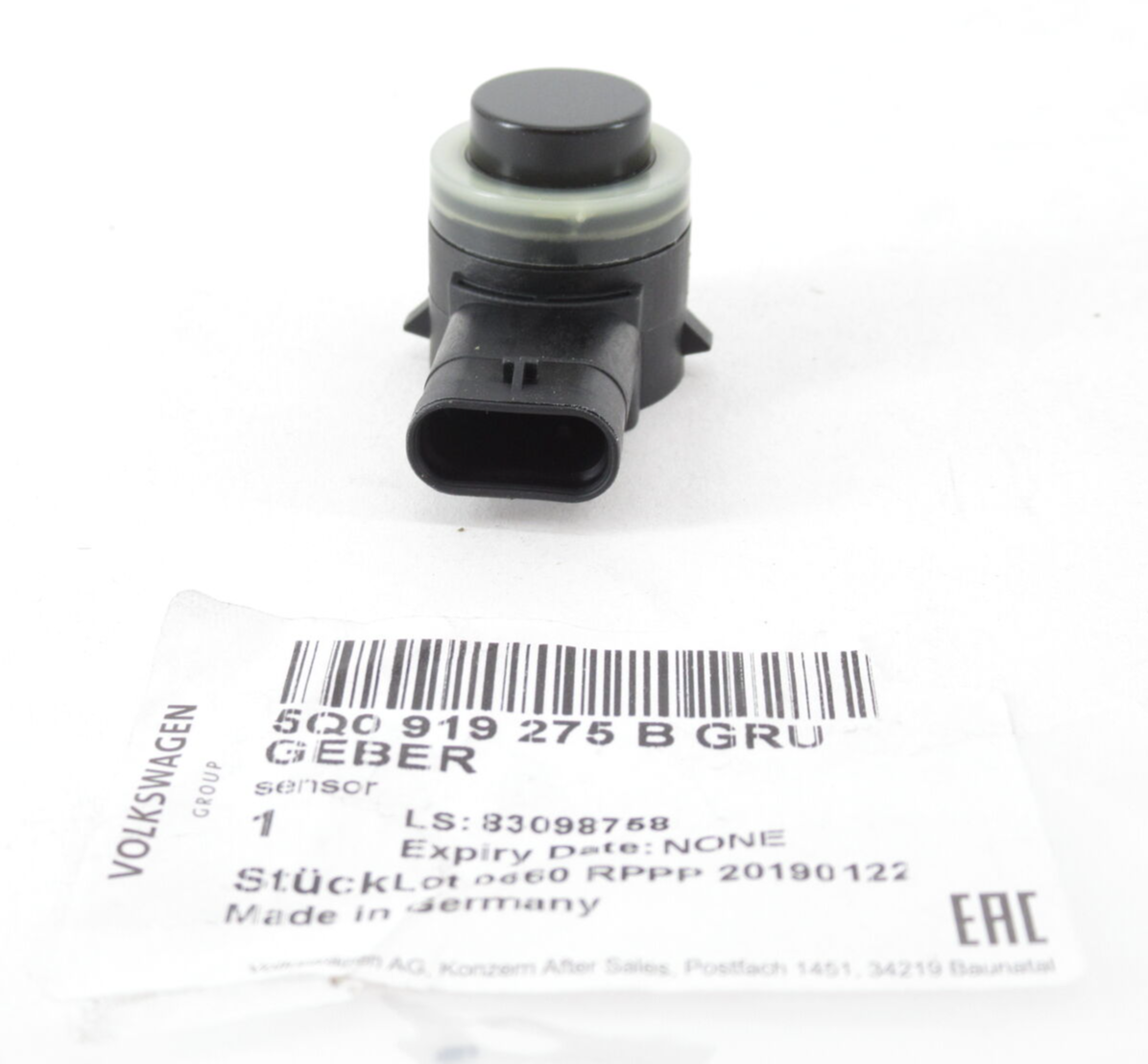Genuine VW Audi 5Q0-919-275-B-GRU Parking Distance Sensor GTI Jetta ...