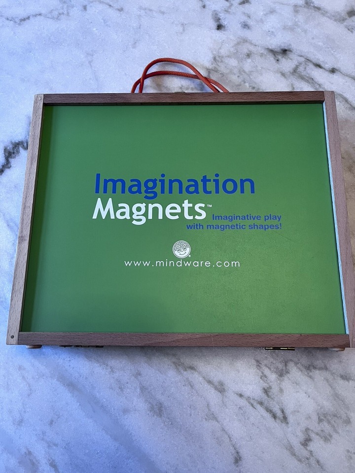 Imagination Magnets Creative Patterns White Erase Board Wooden Case | eBay