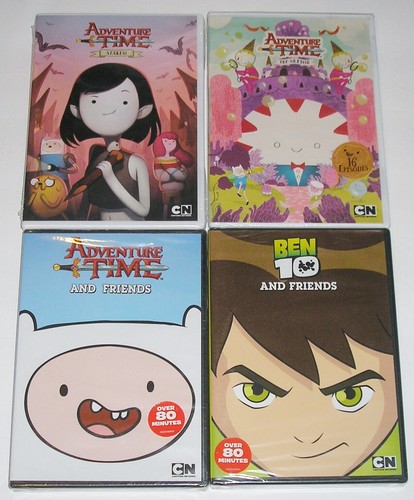 Cartoon Network DVD Lot - Adventure Time and Friends & Ben 10 and ...