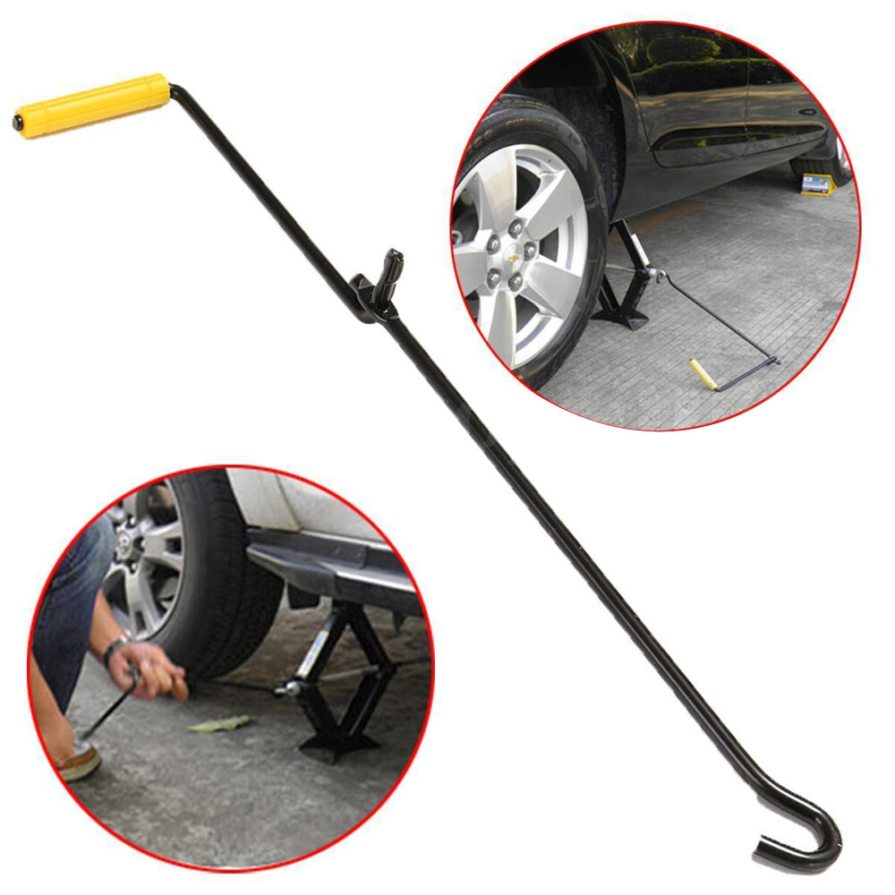 Car For Scissor Jack Steel Garage Tire Wheel Lug Wrench Crank Handle ...