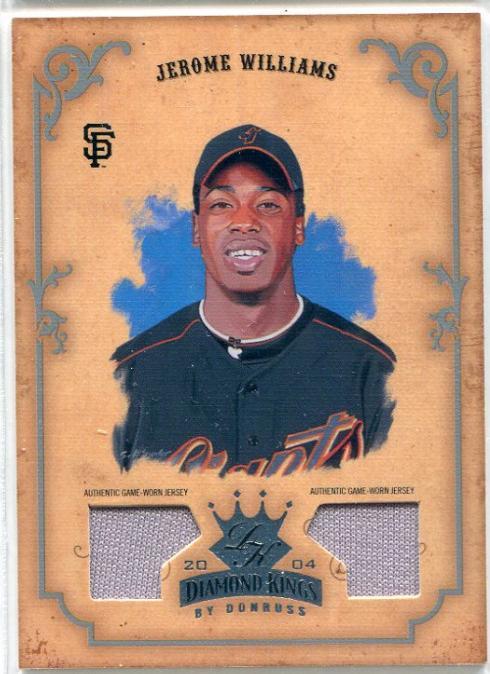 2004 Donruss Diamond Kings - Jerome Williams #30 Silver /50 for sale ...