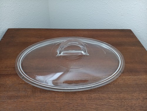 Vintage Pyrex Clear Glass L-31-C OVAL Casserole Dish Lid | eBay