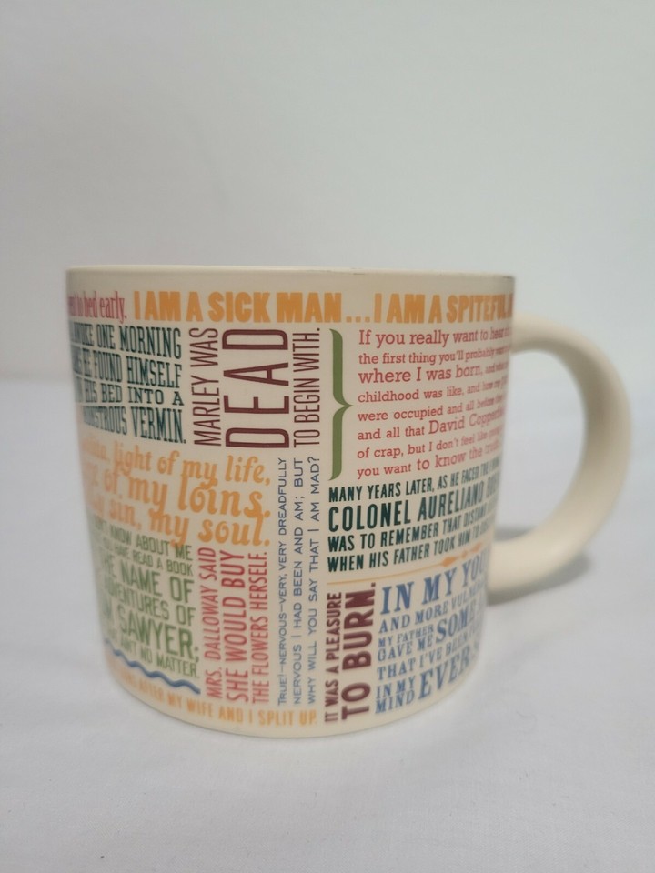 First Lines of Literature Coffee Tea Mug Cup The Unemployed ...