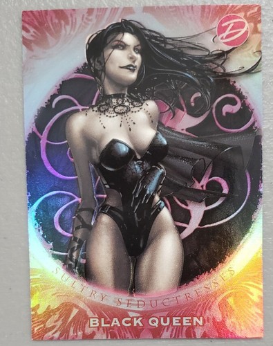 2011 Marvel Dangerous Divas Sultry Seductresses Insert Card- S2 Black Queen | eBay