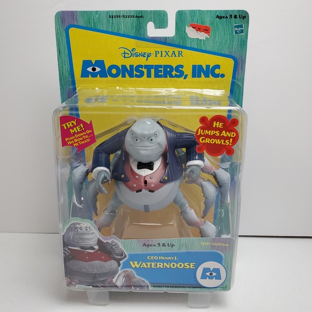 2001 Hasbro Disney Monsters Inc Henry J Waternoose Talking Action ...