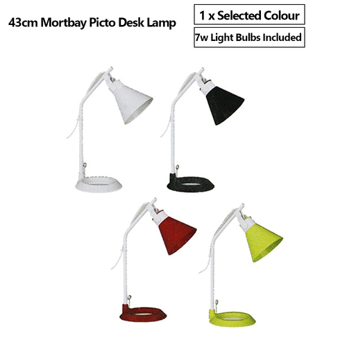 Table Lamp Desk Lamps Night Bedside Reading Light 7W Light Bulb Home ...