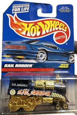 Hot Wheels Rail Rodder Diecast Car - Train Engine | eBay