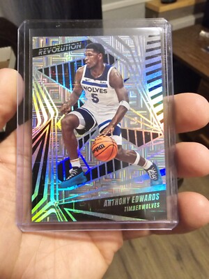 Anthony Edwards 2023-24 Panini Revolution #43 LEVELS Prizm #/35 | eBay