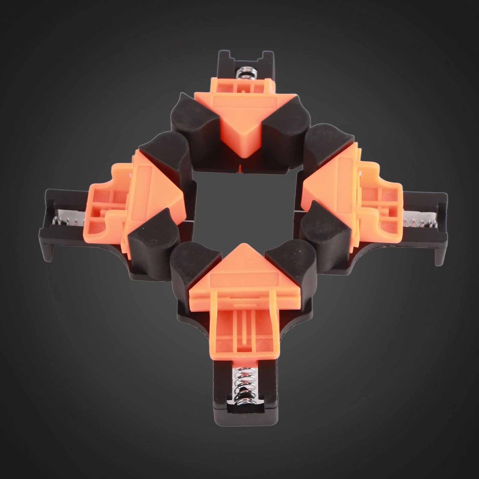 Woodworking Corner Clamp Right Angle Clip 4Pcs Durable 90 45 120 Degree ...