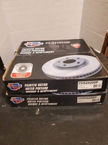 Carquest Platinum YH524200P Painted Rotor Lot of 2 Ford F-150 2015 ...