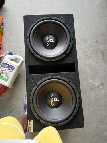 Diablo DB-12D4 V.2 12" 3500W Max Dual 4-Ohms Voice Coil Car Audio ...