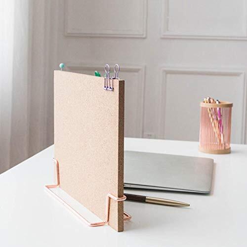 Exasinine 12.6x9 Inches Desktop Cork Board with Stand Memo Board ...