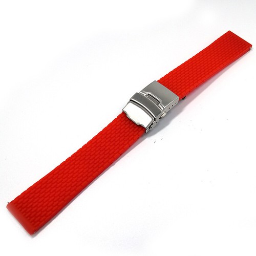 18~24mm Silicone Watch Band Rubber Strap Waterproof Replacement Quick Release | eBay