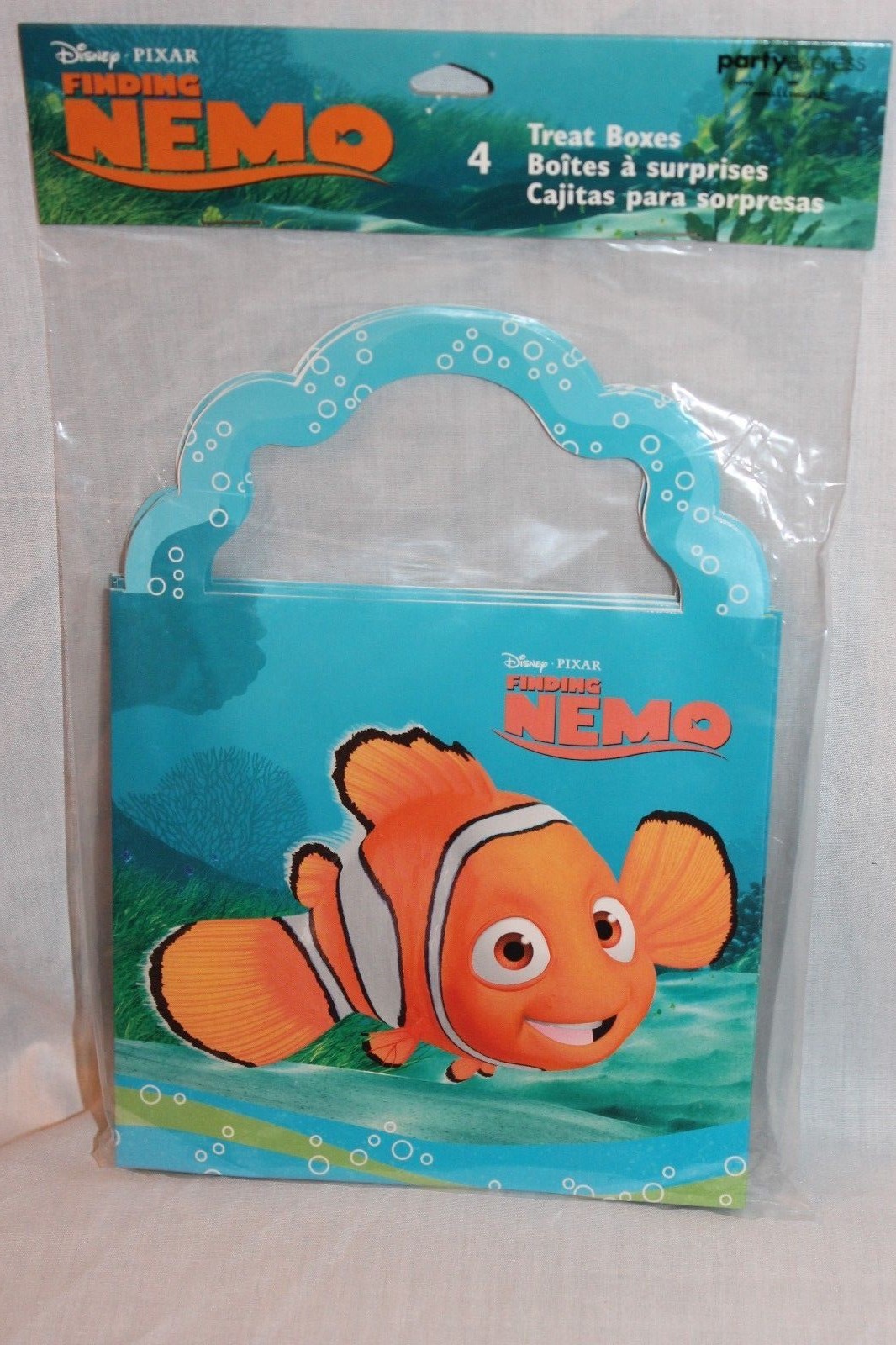 NEW IN PACKAGE DISNEY FINDING NEMO DISNEY PIXAR 4 TREAT BOXES | eBay