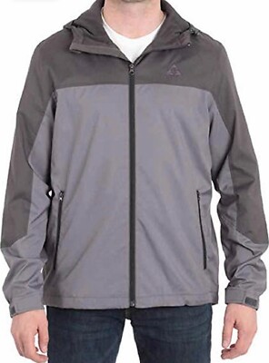 Gerry Rain Jacket Windbreaker Water Resistant Coat Anti Static Iron ...