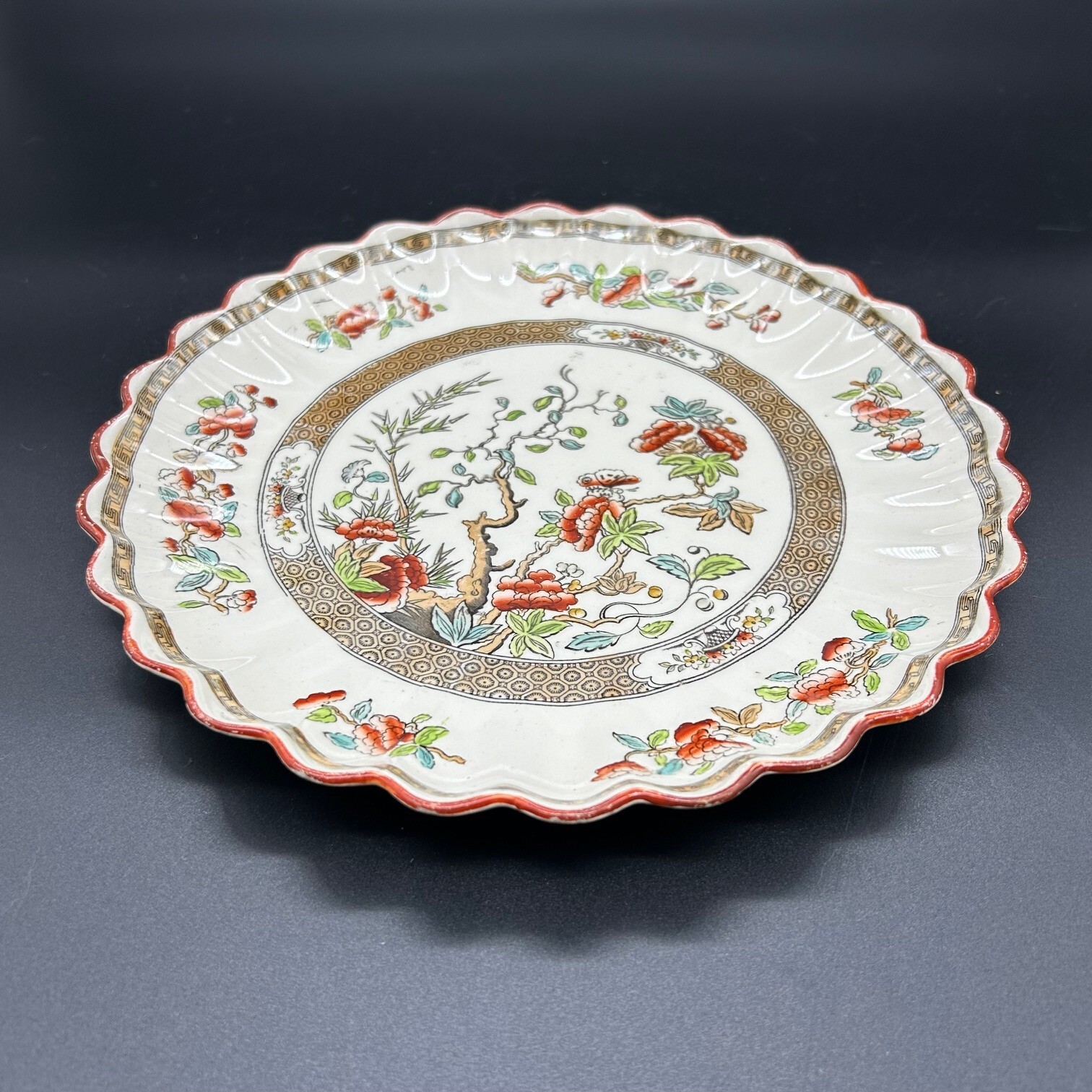 Antique WT Copeland-Spode Indian Tree Lunch Plate c. 1850-67 Impressed ...