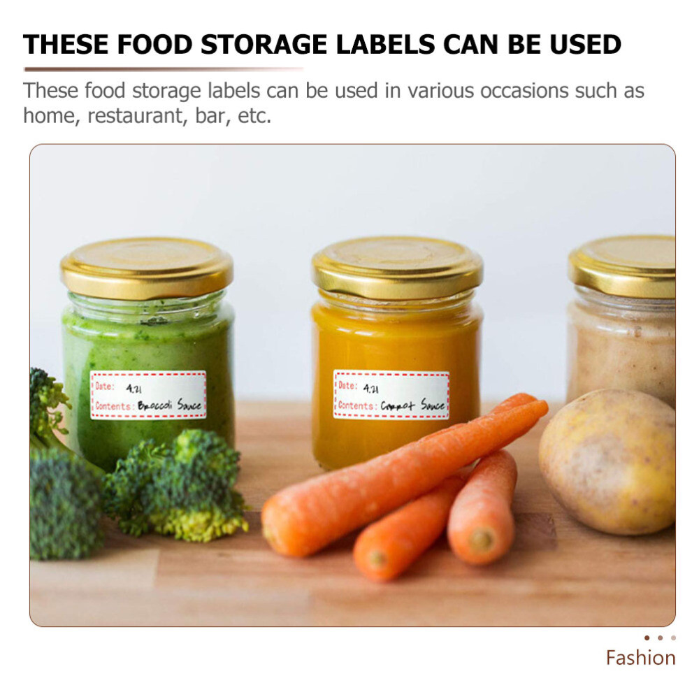 Stickers for Food Refrigerator Label Waterproof Labels Blank | eBay