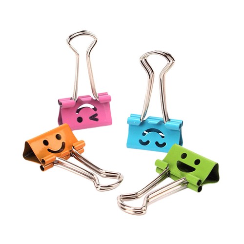 80 Pcs Big Paper Clips Medium Binder Office Metal Mini Binders Black | eBay