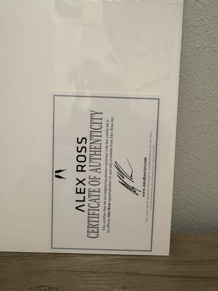 Tony Stark Iron Man #1 Alex Ross Variant Signed NM Comic With Bag And ...