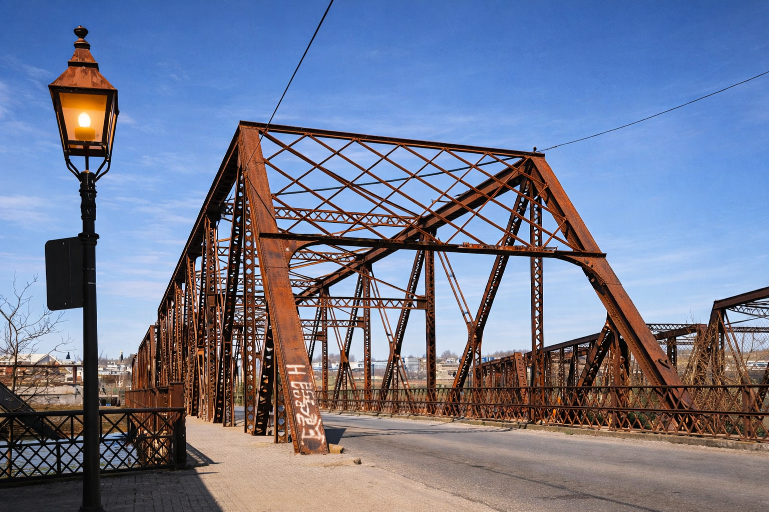 Penobscot River Bridge Bangor Maine Roadway Colorized Poster Photo ...
