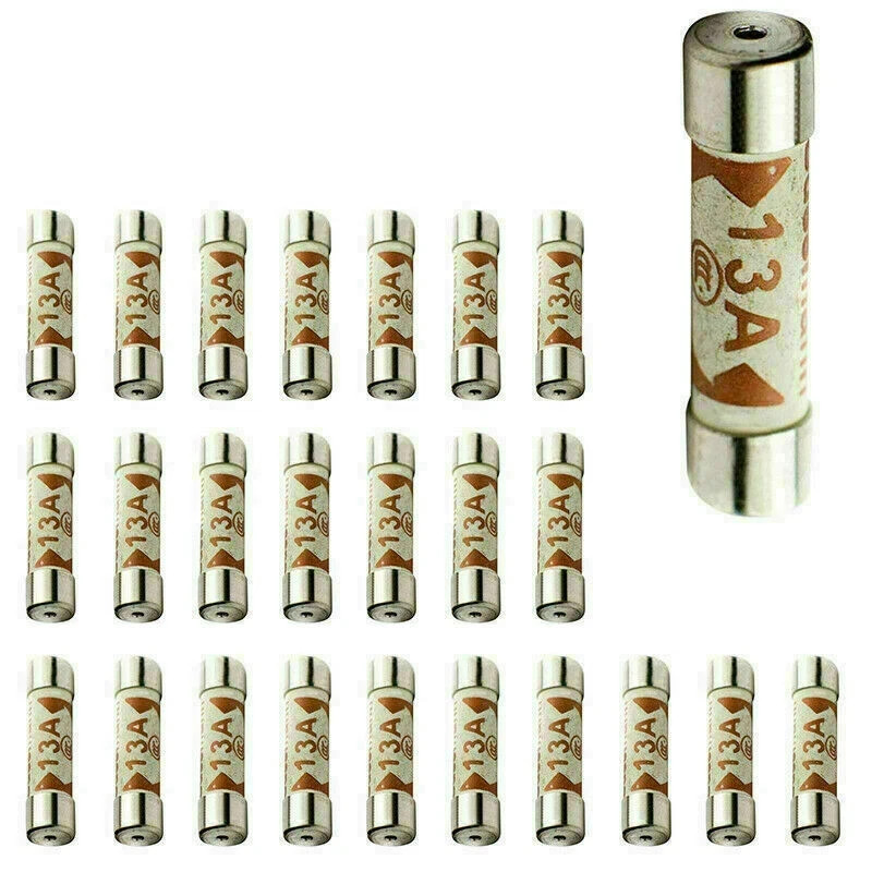 Electrical Fuse Plug Top Domestic Fuses Household Mains 13A 10A 5A 3A ...