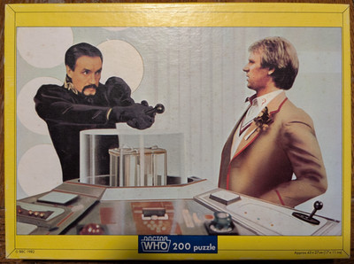 Vintage 1982 Doctor Who Waddingtons 200 PC Puzzle Fifth Doctor with The ...