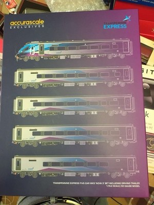 Accurascale Transpennine Express TPE CAF MK5A Nova 3 Coach Set ACC22351 ...