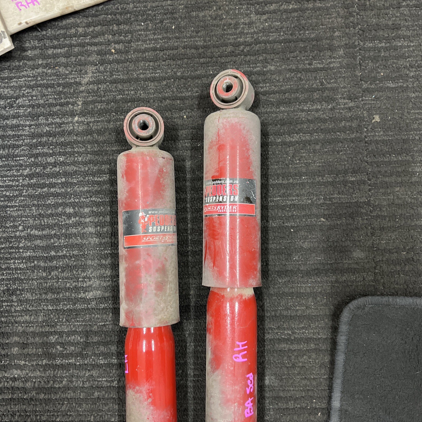 FORD FALCON BA BF SEDAN TURBO XR8 FPV REAR PEDDERS SHOCKERS - PAIR | eBay