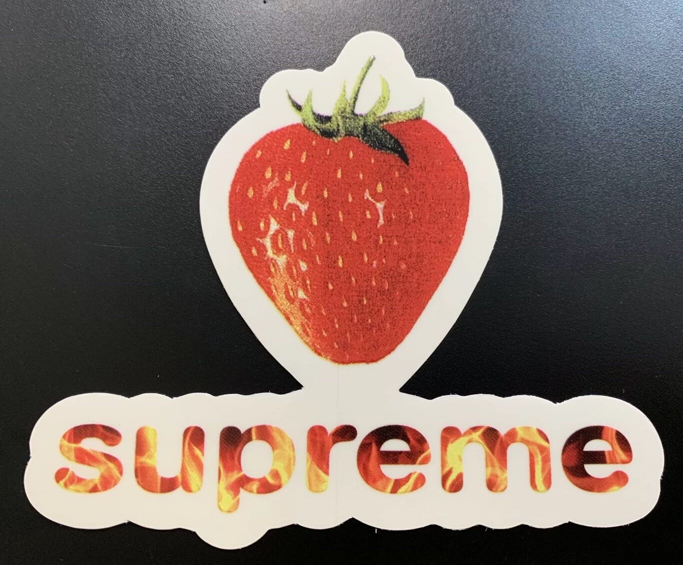SUPREME SS16 STRAWBERRY STICKER DECAL | eBay