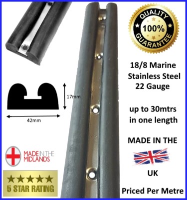 Marine Grade Rubber Double D Fender Per Metre, Narrow Boat, Truck ...