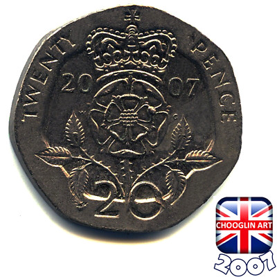 A BRITISH 2007 ELIZABETH II TWENTY PENCE 20p coin, 18 Years Old! | eBay