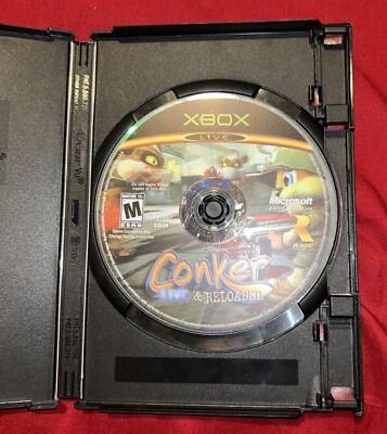 Conker: Live & Reloaded (Xbox, 2005) Disc Only Original Xbox Video Game ...