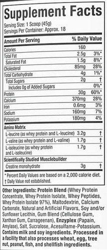 Muscletech Platinum Whey Plus Muscle Builder Protein Powder 30g Protein ...