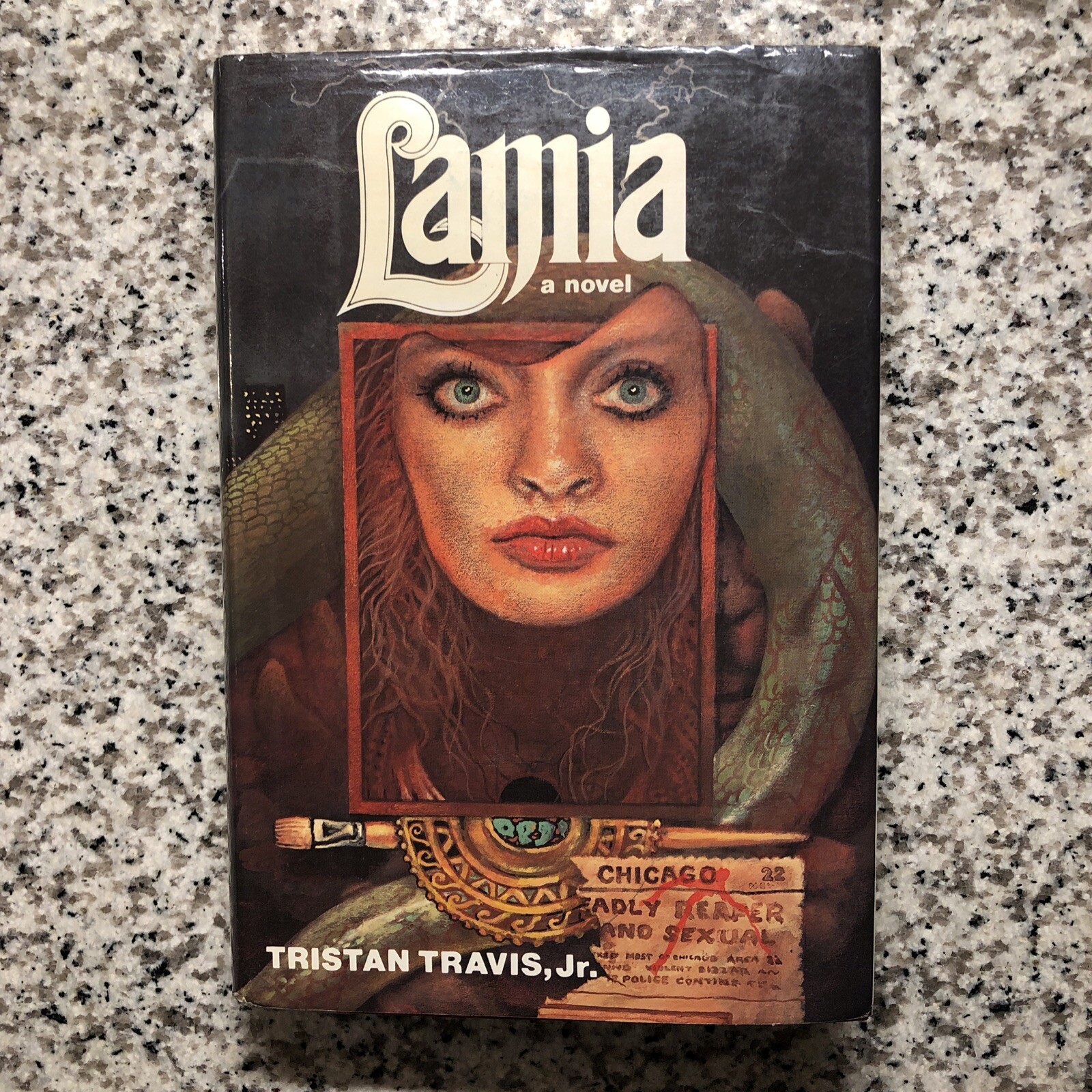 LAMIA Tristan Travis Jr., 1st ed/1st print 1982 HCDJ - Horror Chicago ...