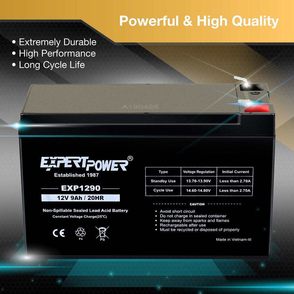 EXPERT POWER 12V 9AH Replacement Battery for APC BACK-UPS 600 BN600 | eBay