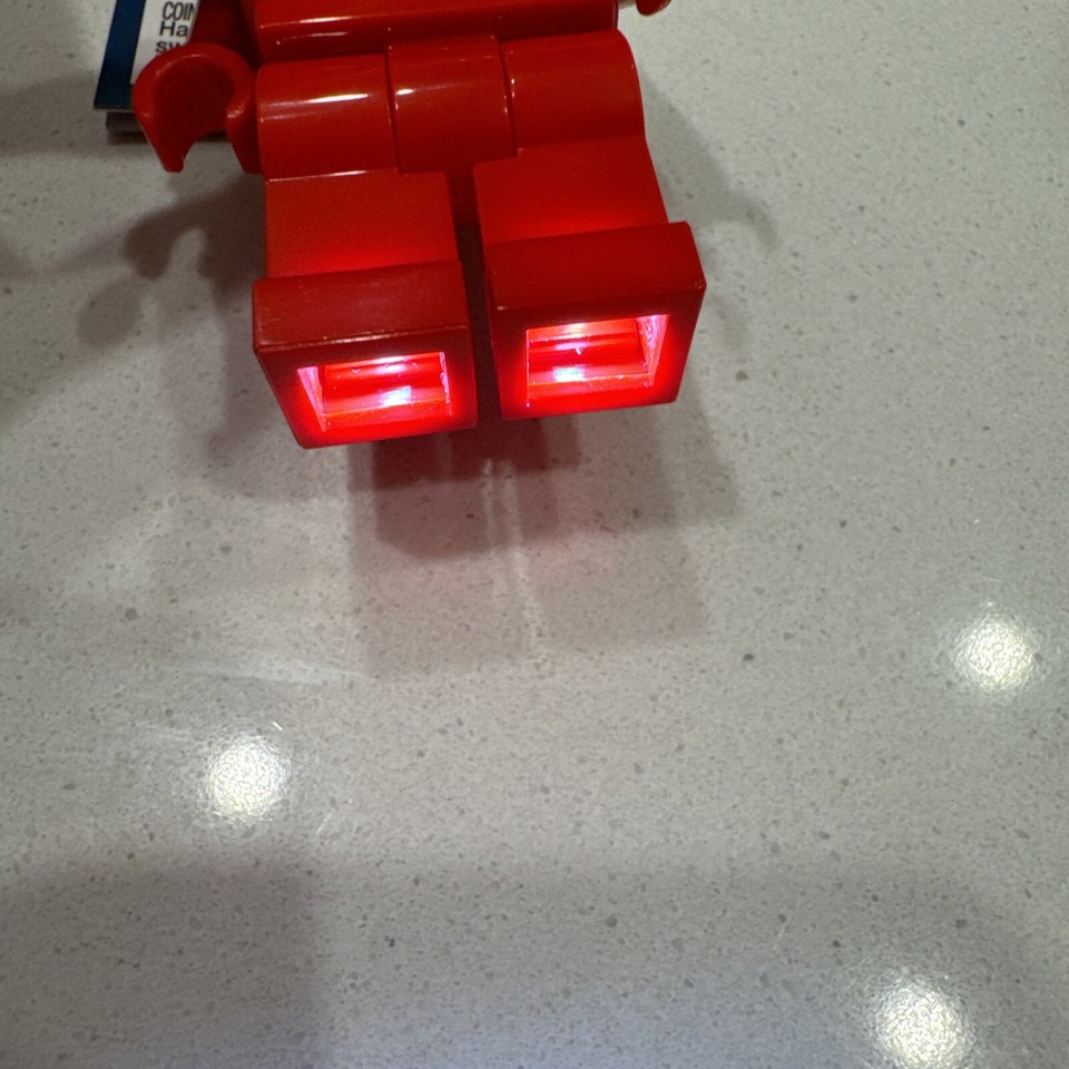 Lego Space Red Spaceman LED LITE Keychain New In Hand | eBay