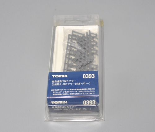 Tomix 0393 Coupler TN Tight Coupling for S Coupling Gray 24pcs N Gauge ...
