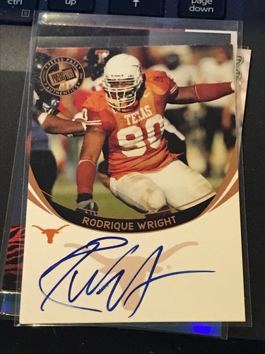 2006 Press Pass Autographs Bronze #73 Rodrique Wright LONGHORNS! | eBay