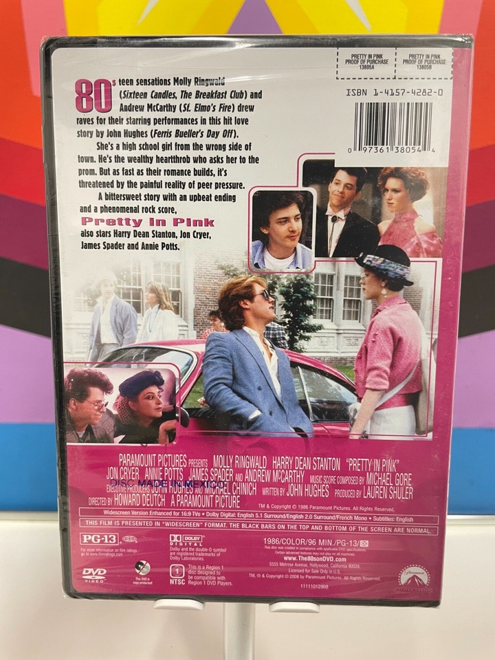 Pretty In Pink [1986] - I Love The 80s (DVD, 2008) NEW SEALED | eBay
