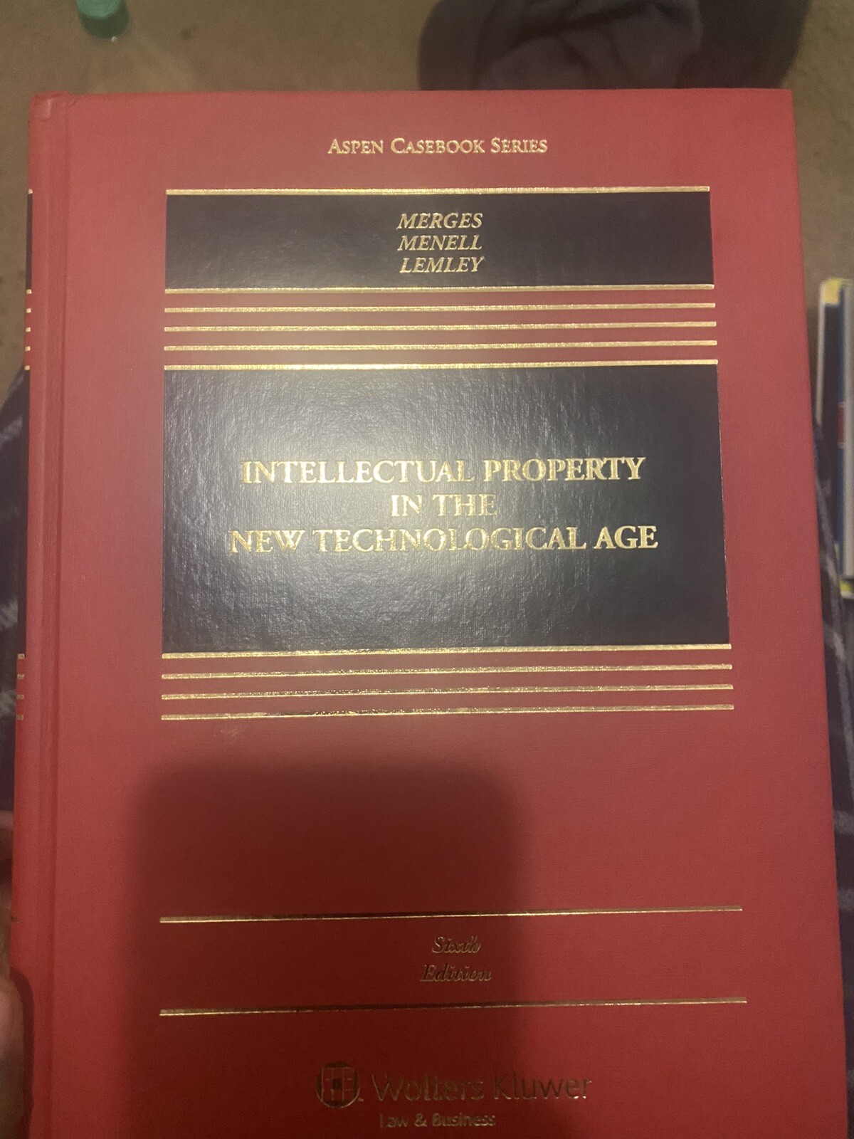 Intellectual Property in the New Technological Age by Peter Seth Menell ...
