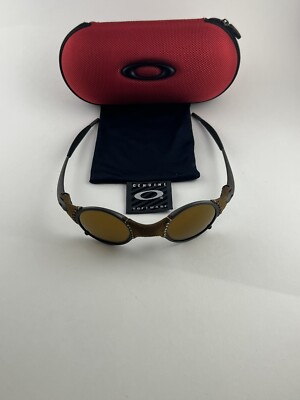 Oakley X Metal Mars Jordan Leather Frame Gold Iridium Lens Serial ...