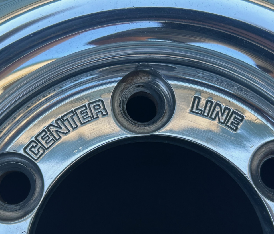 (4) 16.5" VINTAGE CENTERLINE BILLET APACHE POLISHED WHEELS 16.5x9.75 ...