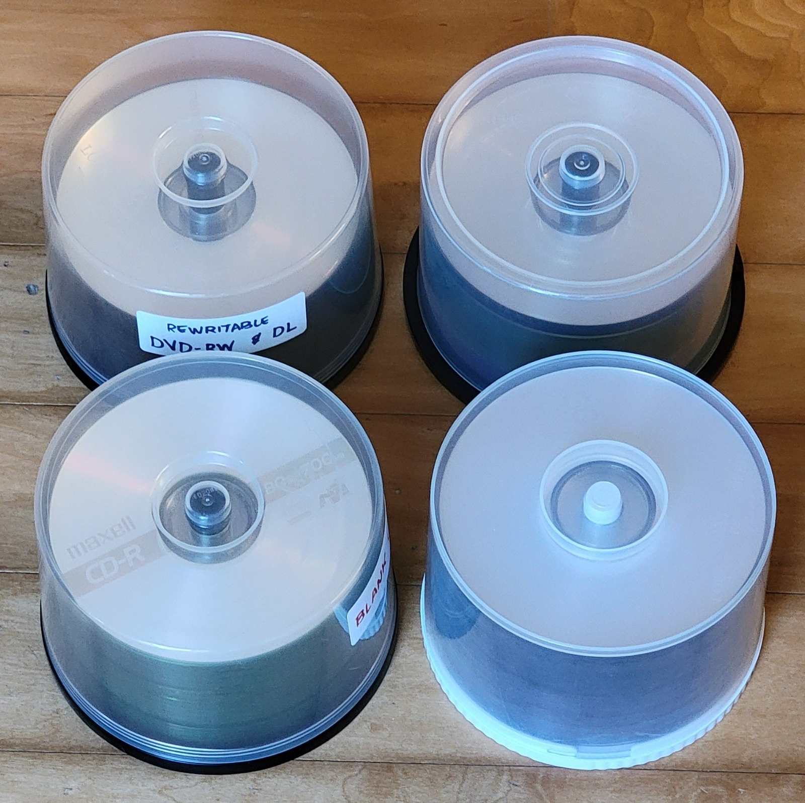 LOT of 185 mixed Memorex DVD+R DL DVD-R DVD+RW CD-RW CD-R media TDK ...
