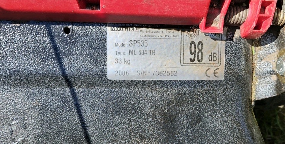 Mountfield SP535 Honda Self Propelled Petrol Lawn Mower & grassbox ...