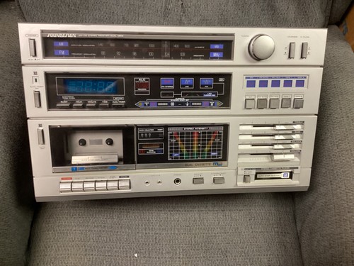 VTG SounDesign 5960 Dual Deck Stereo Receiver Cassette Radio Wood | eBay