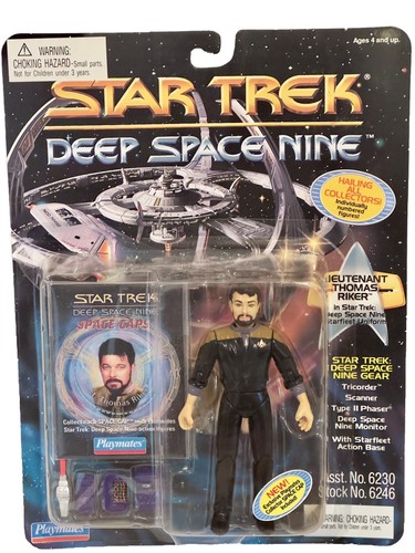 Star Trek DS9 COLLECTOR QUALITY Lt. THOMAS RIKER Numbered Figure VTG ...