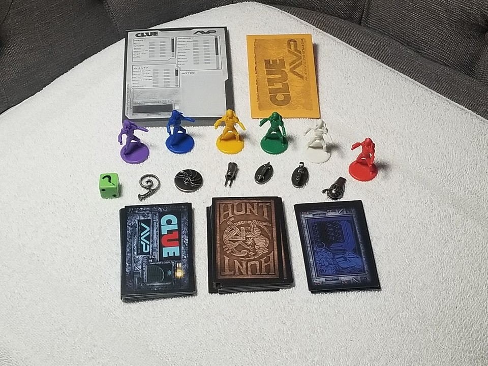 USAopoly Alien vs Predator Clue Board Game Replacement Game Pieces ...