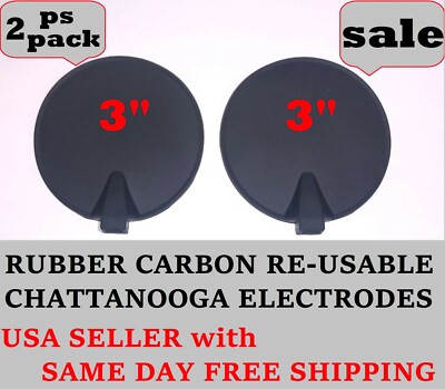 RUBBER ELECTRODE CARBON MULTI-USE for CHATTANOOGA INTELECT LEGEND XT ...