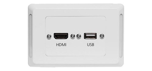 HDMI and USB Type Onnections Wallpalet Dual Cover with Flyleads Clipsal ...